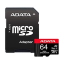 Micro SD ADATA 64GB Clase 10 Alta Resistencia + Adaptador | Castor Data